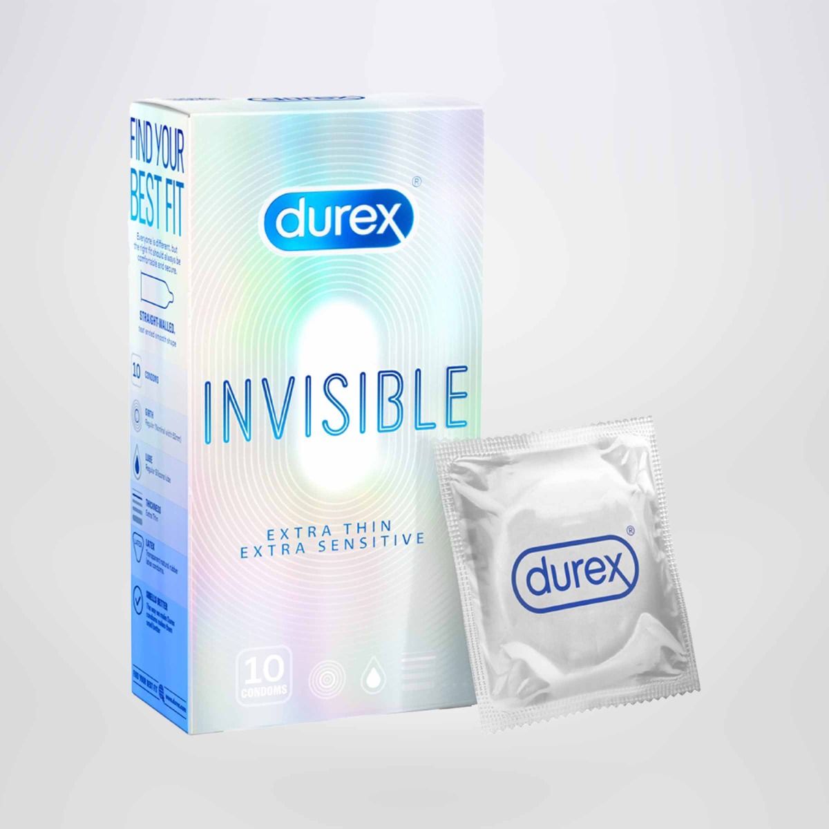 Mua Sản phẩm Bao Cao Su Siêu MỏNg Durex Invisible chỉ với giá 317,000đ ...