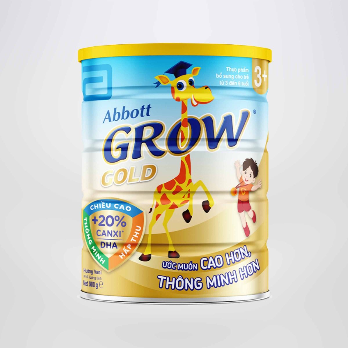 Mua Sản phẩm Sữa Bột Abbott Grow 3+ 900g chỉ với giá 429,000đ - Cửa hàng Hello Bacsi