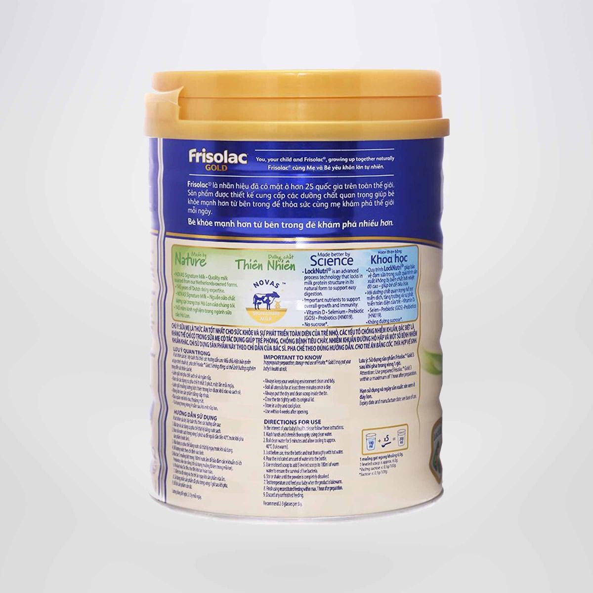 Mua Sản phẩm Sữa Bột Frisolac Gold 3 Cho Trẻ Từ 12-24 Tháng TuổI Lon ...