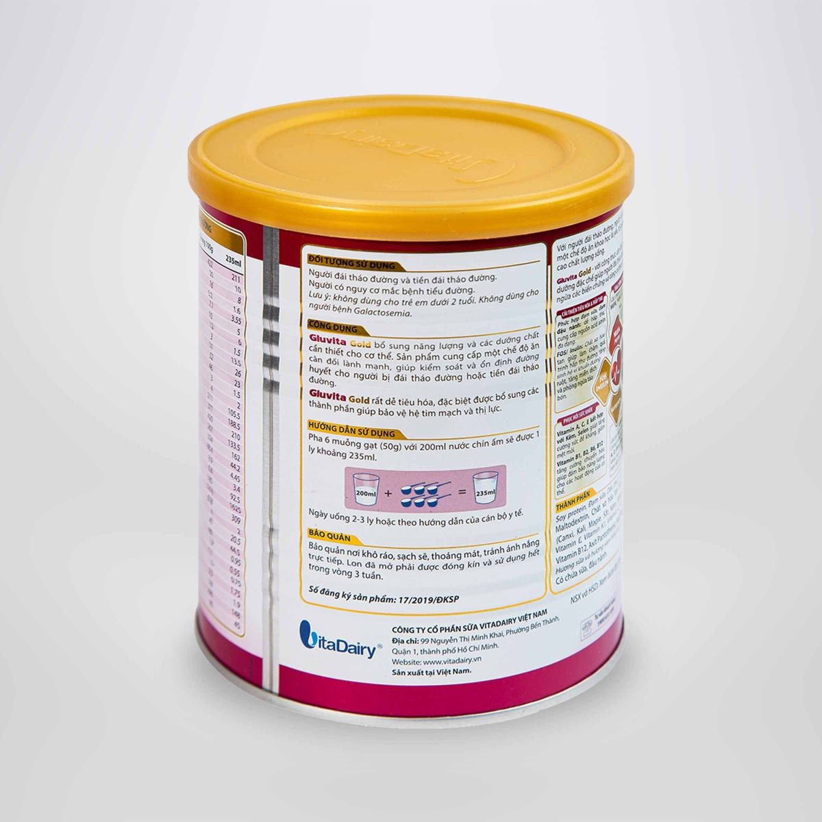 Mua Sản phẩm Sữa Gluvita Gold Dành Cho NgườI Tiểu Đường 900g chỉ với ...