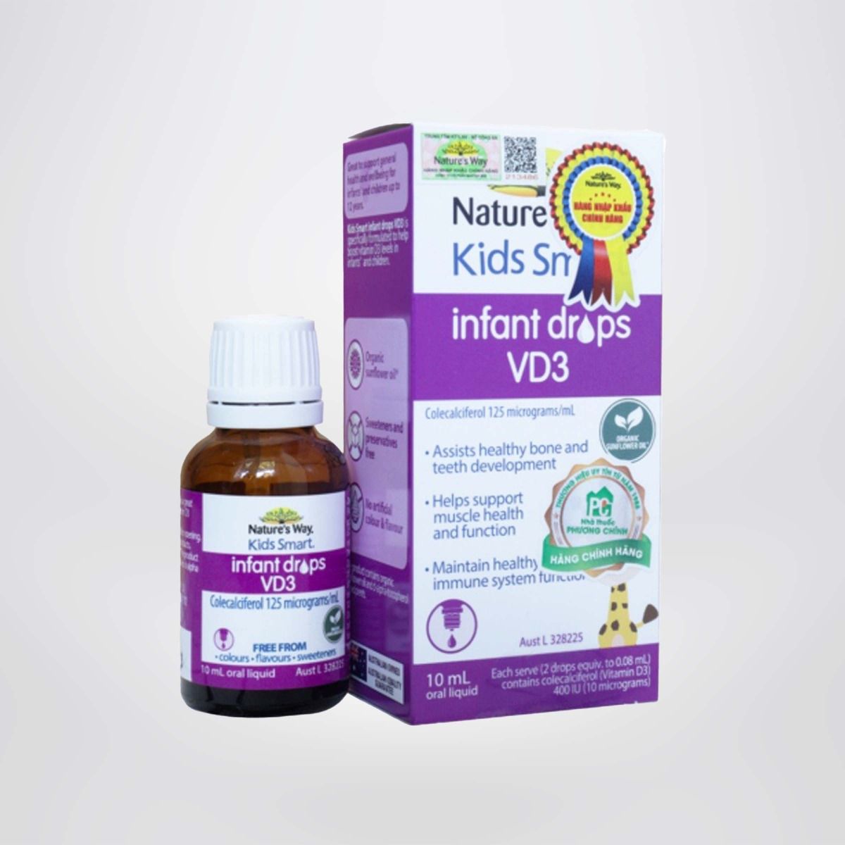 Mua Sản phẩm Combo 2 Siro Uống Nature's Way Kids Smart Drops DHA Và Infant Drops VD3 Bổ Sung ...