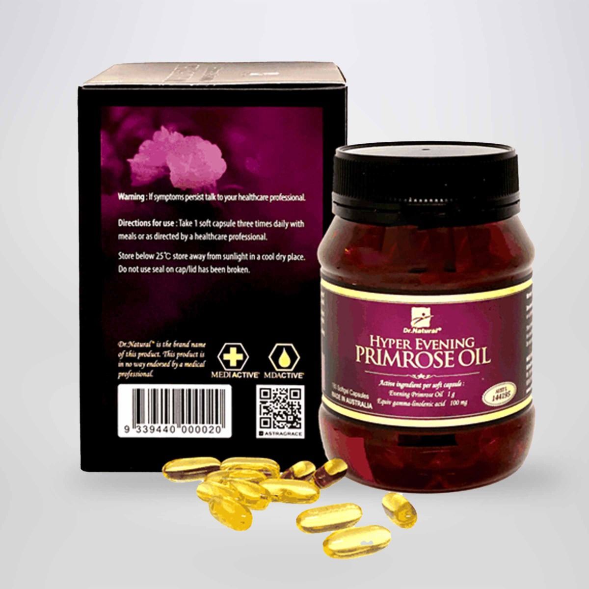 Mua Sản phẩm Tinh dầu hoa anh thảo Dr Natural Hyper Evening Primrose Oil cân bằng nội tiết tố ...