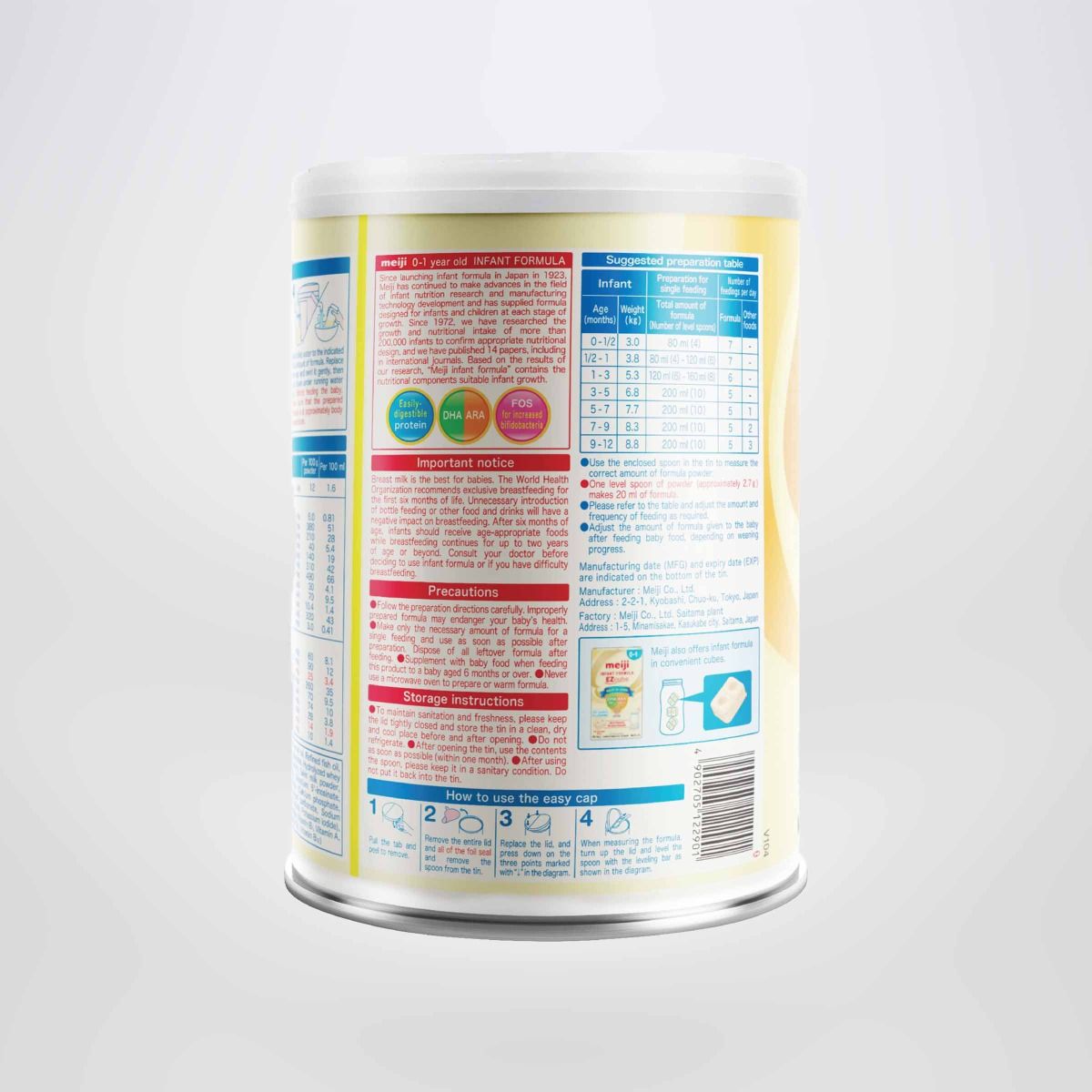 Mua Sản phẩm Sữa dạng bột Meiji Infant Formula chỉ với giá 590,000đ ...